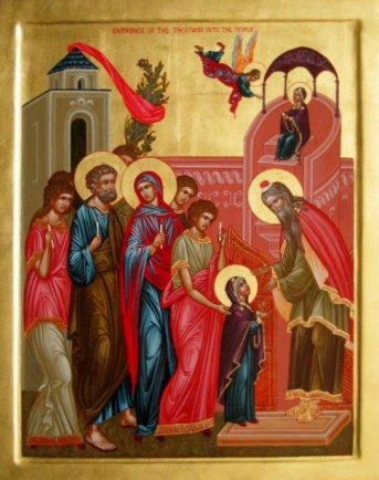 The Entry of the Theotokos into the Temple - St. Herman of Alaska ...